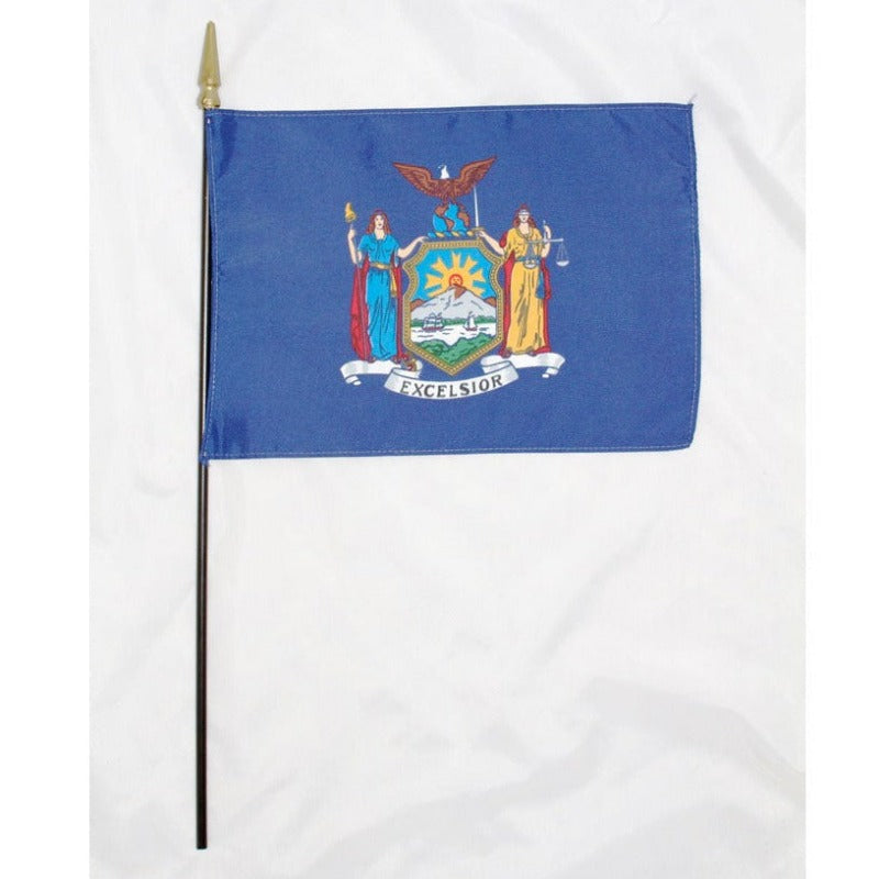 8x12" New York State Stick Flag – Ace Flag & Visual Promotion