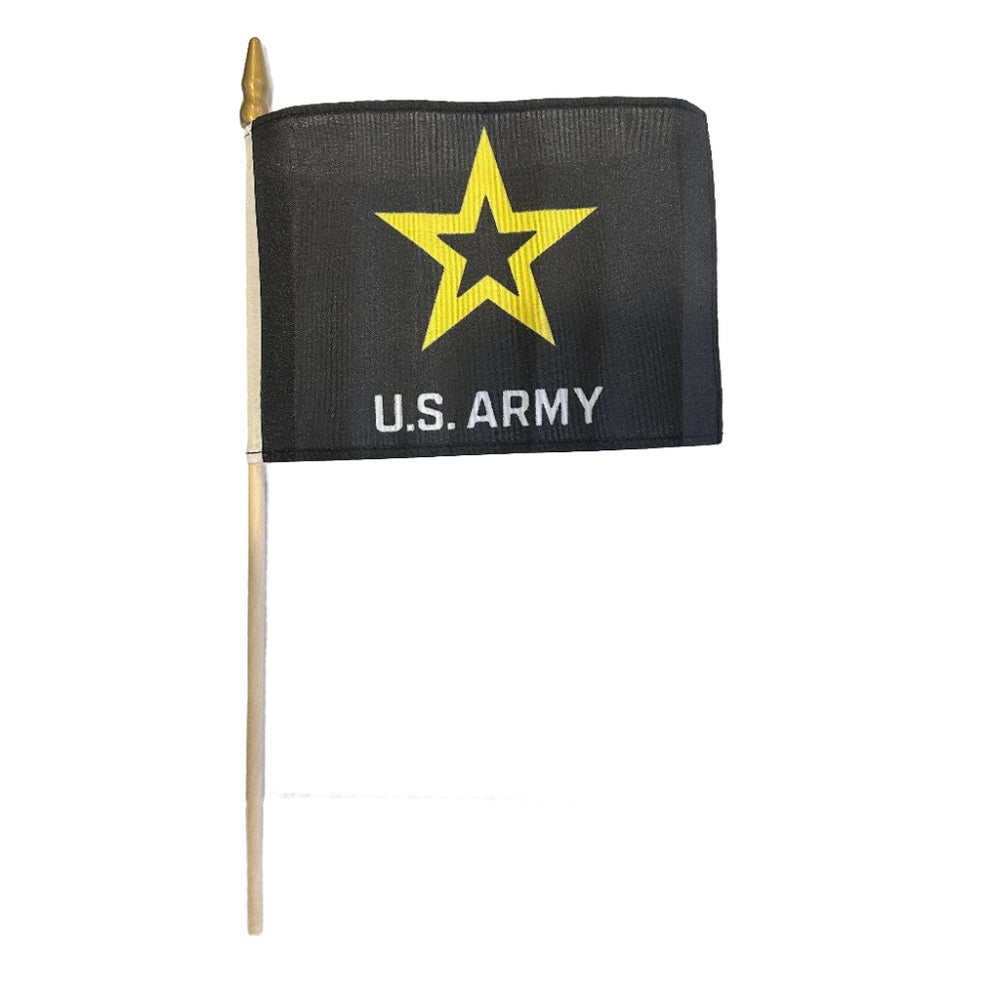 4x6" US Army Gold Star Logo Stick Flag — Ace Flag & Gift Shop