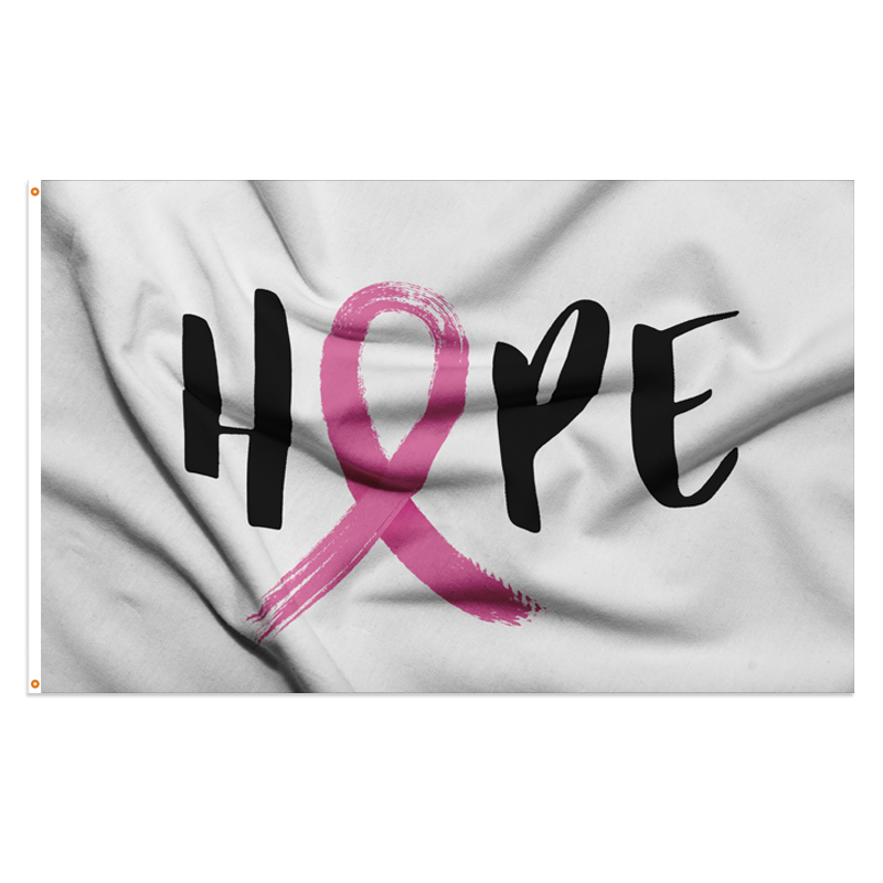 3x5' Hope Pink Ribbon Polyester Flag - Made in USA — Ace Flag & Gift Shop