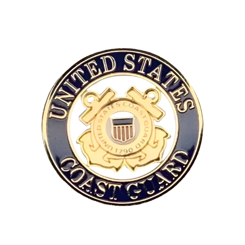 US Coast Guard Logo 1 Inch Lapel Pin — Ace Flag & Gift Shop