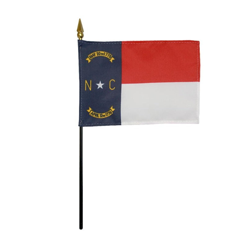 4x6" North Carolina Stick Flag – Ace Flag & Visual Promotion