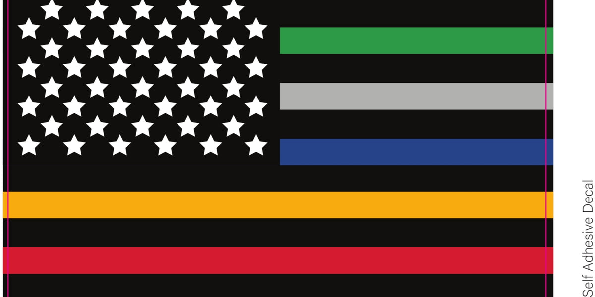 First Responders Flag Decal - Made in USA — Ace Flag & Gift Shop