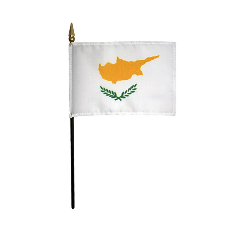 4x6" Cyprus Stick Flag — Ace Flag & Gift Shop