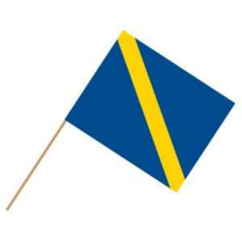 4x5" Move Over Racing Stick Flag — Ace Flag & Gift Shop